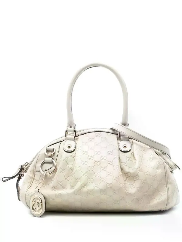 Gucci Sima Sukey Satchel - Neutrals