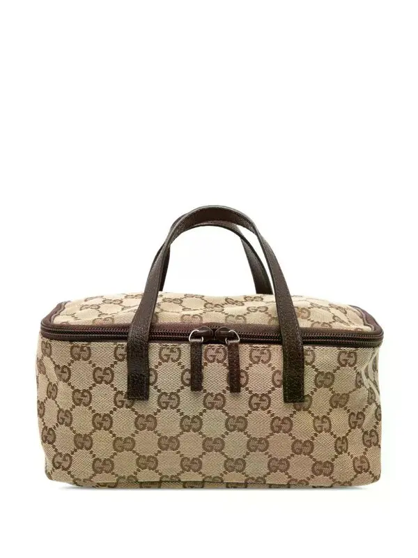 Gucci Gg Canvas Vanity Bag - Neutrals