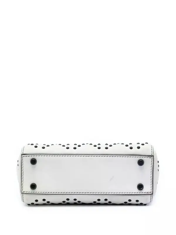 Dior Ultra Matte Cannage Studded Lady Satchel - Black