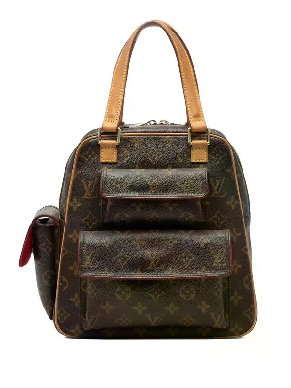 LOUIS VUITTON 2007 Monogram Excentri Cite Handbag - Brown