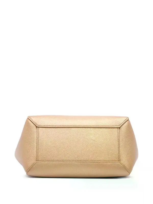 Celine 2019 Nano Grained Calfskin Belt Bag - Gold