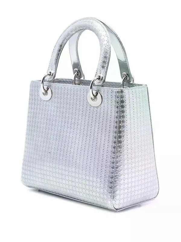 Dior 2016 Medium Lady Satchel - Silver