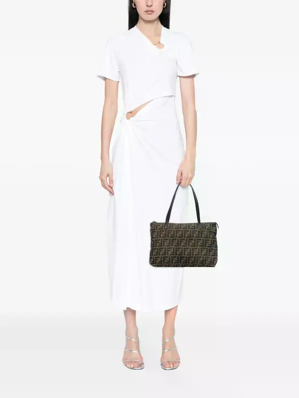 Fendi 2000-2010 Zucca Canvas Tote Bag
