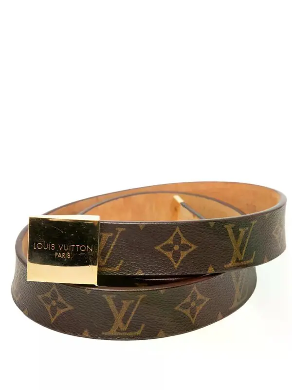 LOUIS VUITTON 2003 Monogram Ceinture Belt - Brown