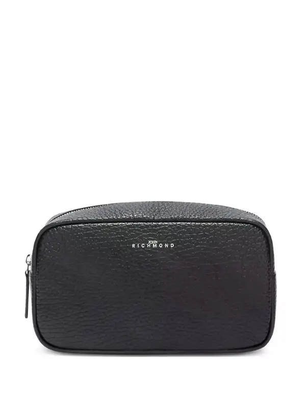 John Richmond Beauty Honor Zipped Wash Bag - Black