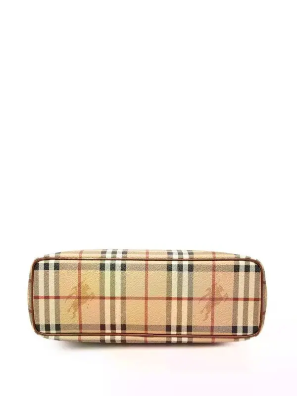 Burberry Haymarket Check Coated Canvas Tote Bag