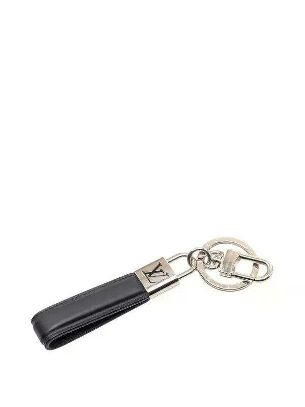 LOUIS VUITTON Dragonne Padlock Bag Charm And Key Holder - Black