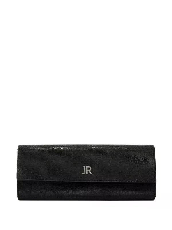 John Richmond Embellished Chain Clutch Bag - Black