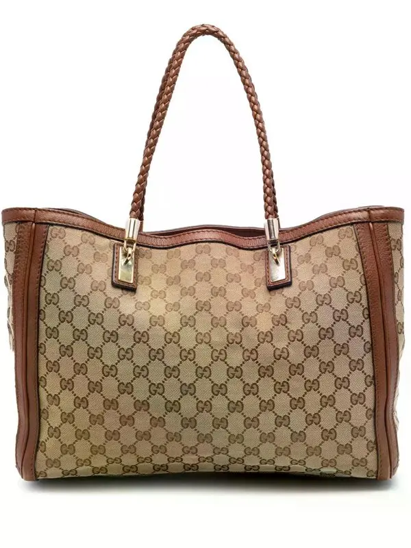 Gucci Gg Canvas Bella Tote Bag - Neutrals