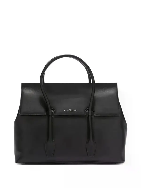 John Richmond Rolled-handle Tote Bag - Black