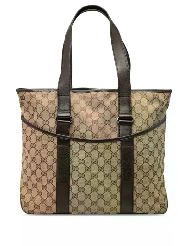 Gucci Gg Canvas Tote Bag - Neutrals