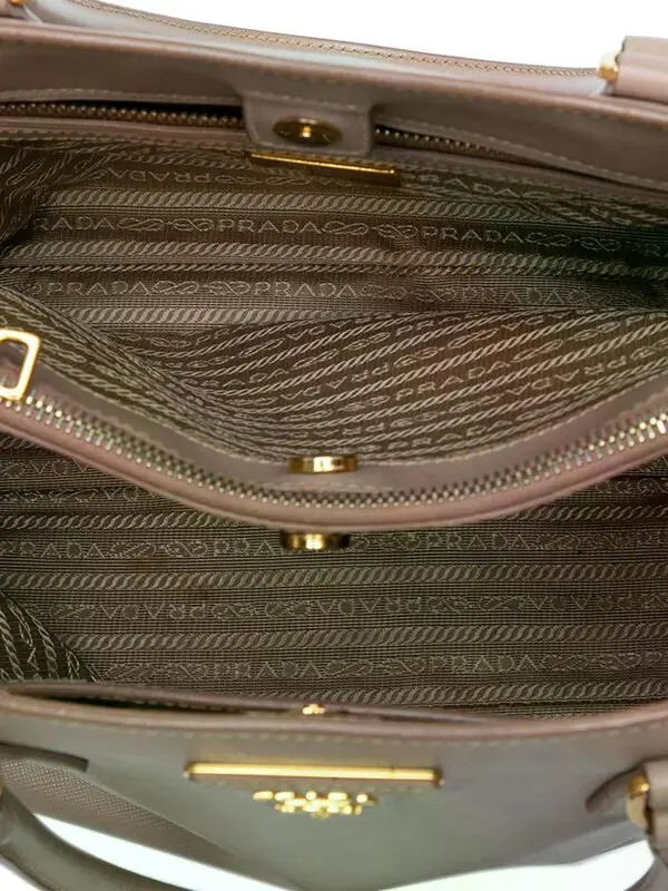 Prada Galleria Saffiano Satchel - Neutrals