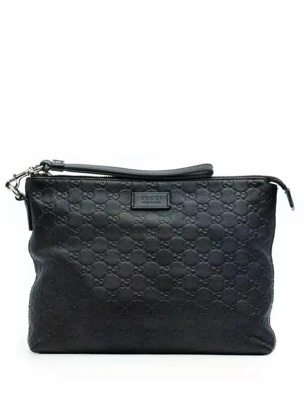 Gucci Sima Wristlet Clutch Bag