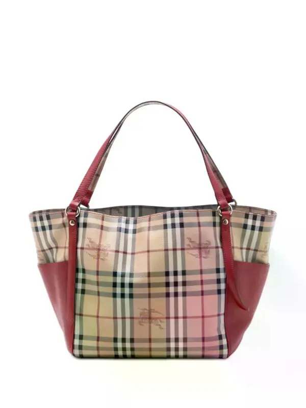 Burberry Small Haymarket Check Canterbury Tote Bag - Neutrals