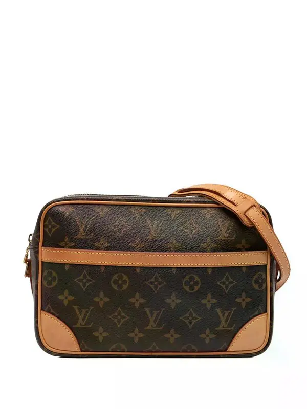 LOUIS VUITTON 2007 Monogram Trocadero 27 Crossbody Bag - Brown