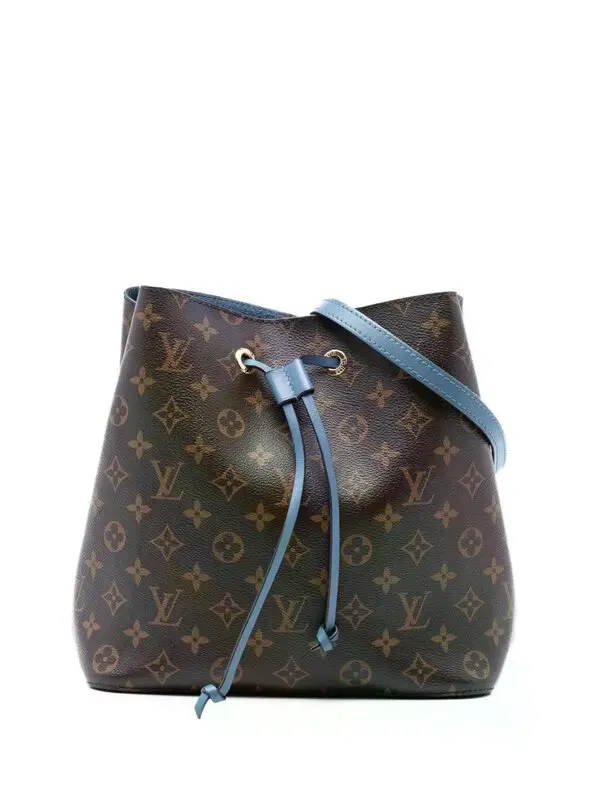LOUIS VUITTON 2019 Monogram Neonoe Mm Bucket Bag - Blue