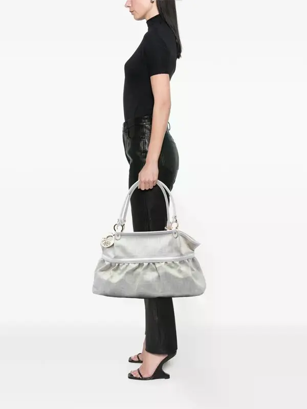 Fendi Large Zucca Coated Canvas Chef Shoulder Bag