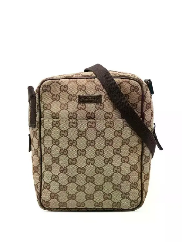 Gucci Gg Canvas Crossbody Bag - Neutrals