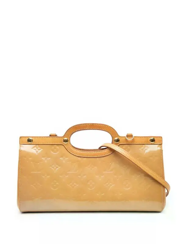 LOUIS VUITTON 2005 Monogram Vernis Roxbury Drive Satchel - Neutrals