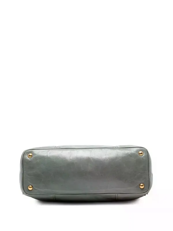 Prada Vitello Shine Satchel 2000-2025 - Grey