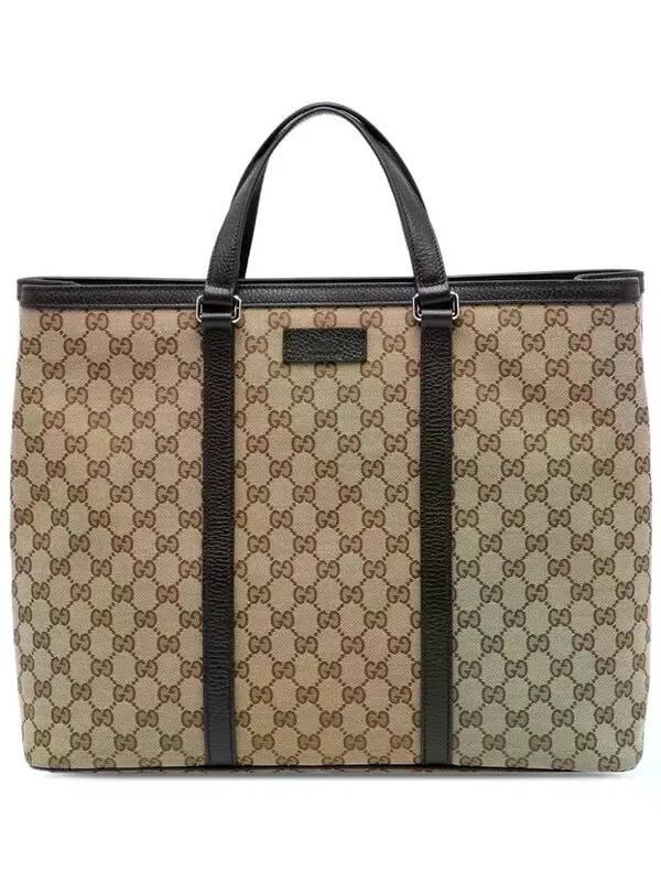 Gucci 2016-2026 Gg Canvas Joy Tote Satchel - Neutrals