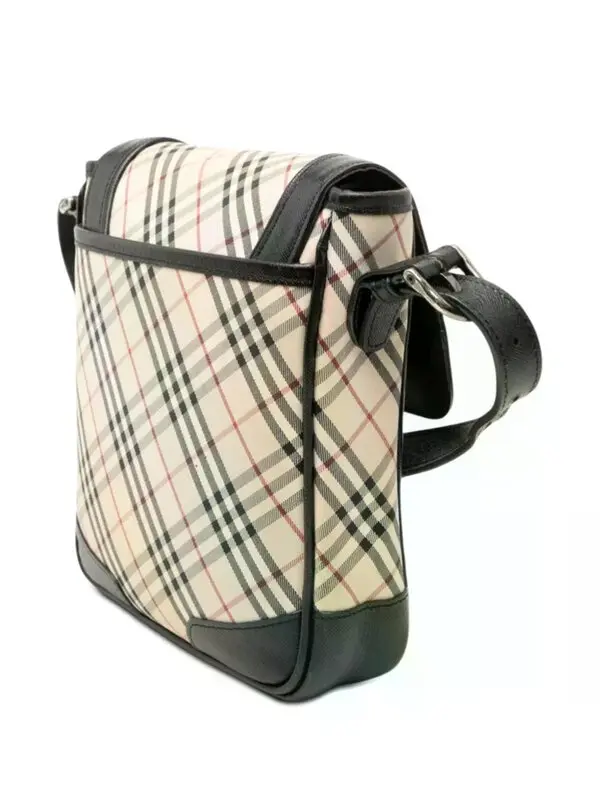 Burberry Nova Check Canvas Crossbody Bag
