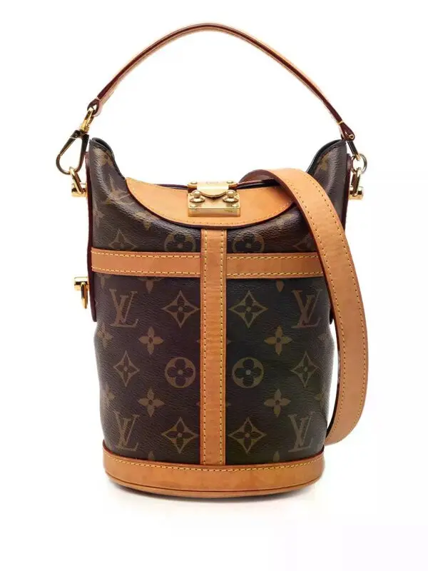 LOUIS VUITTON 2000-2026 Monogram Duffle Bucket Bag - Brown