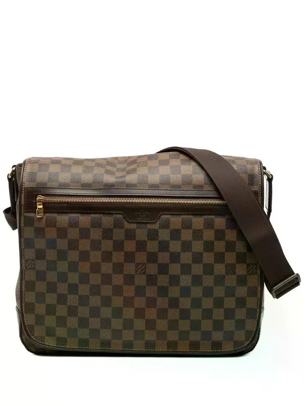 LOUIS VUITTON 2008 Damier Ebene Spencer Crossbody Bag - Brown