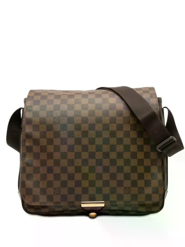 LOUIS VUITTON 2008 Damier Ebene Bastille Crossbody Bag - Brown