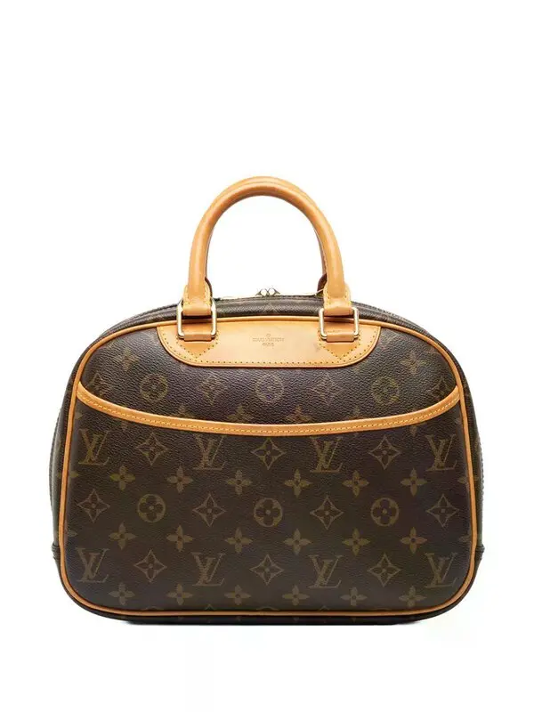 LOUIS VUITTON 2007 Monogram Trouville Handbag - Brown