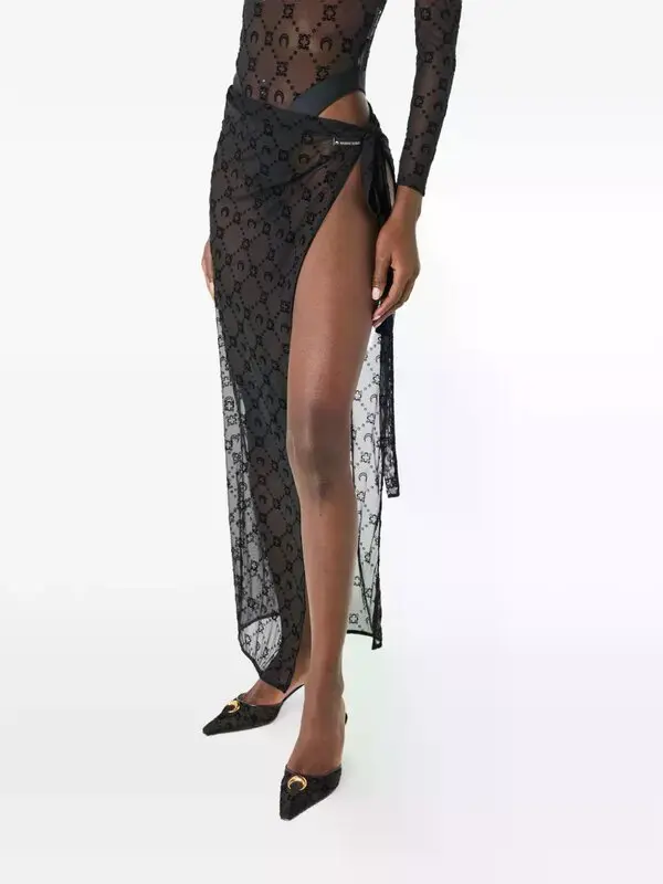 MARINE SERRE Moonogram Cover-up - Black