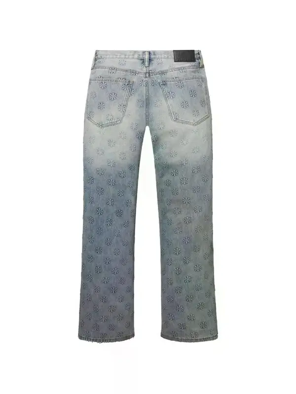 LOSTSHDWS Embossed-logo Jeans