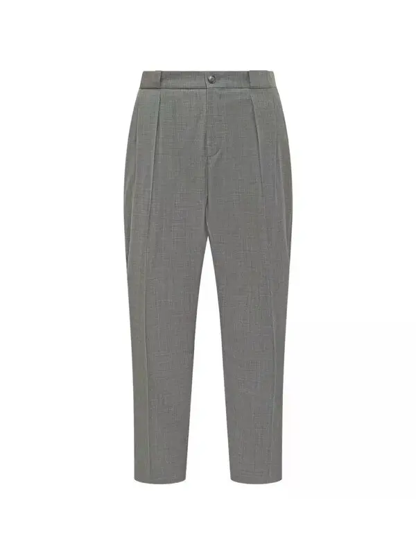 BOSS Pleated Trousers - Grey