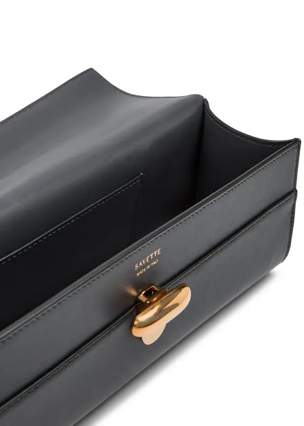 Savette Symmetry Slim Leather Pochette