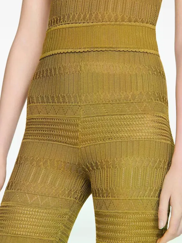Sandro Pointelle Knit Trousers