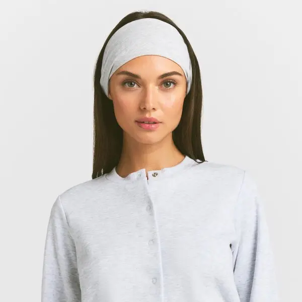 SKIMS Wide Headband - Light Heather Grey