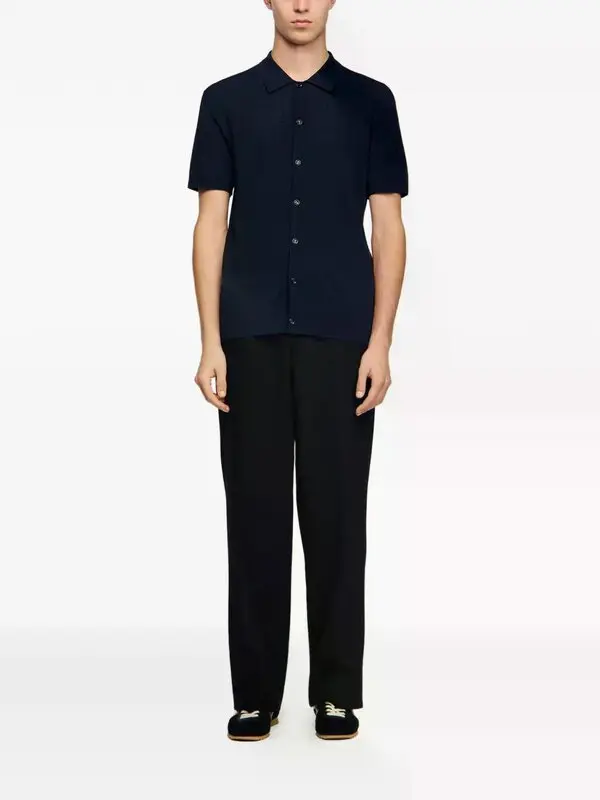 Sandro Openwork Shirt - Blue