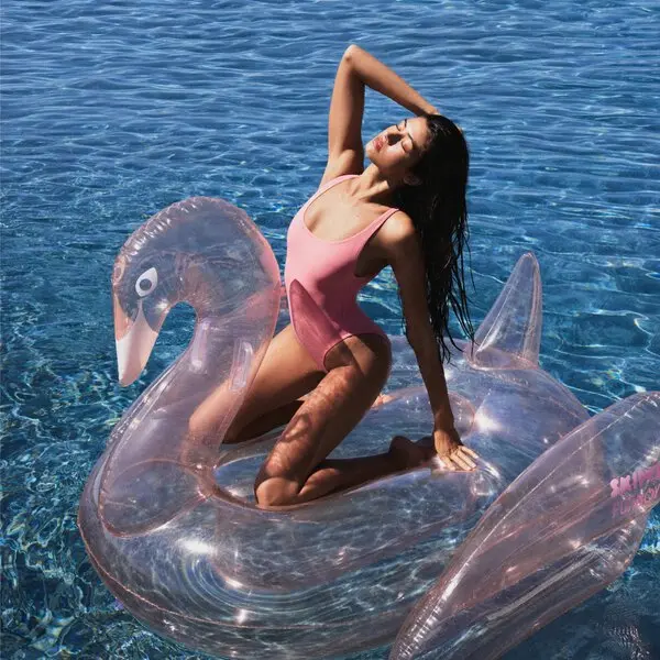 SKIMS Swan Pool Float | Pink | Funboy X