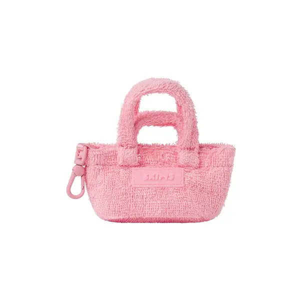 SKIMS Terry Micro Tote Keychain - Melon