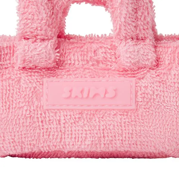 SKIMS Terry Micro Tote Keychain - Melon