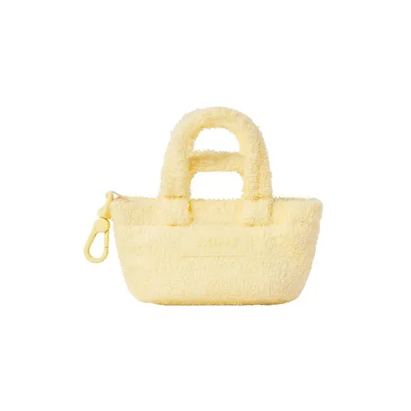 SKIMS Micro Terry Tote Keychain - Marzipan