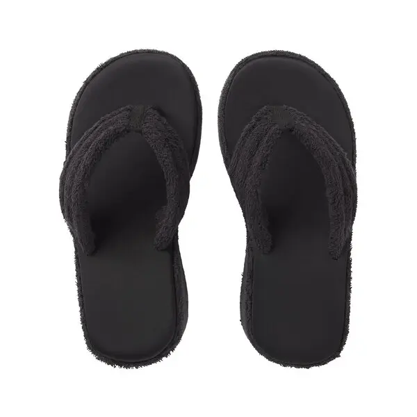 SKIMS Terry Platform Sandals - Onyx