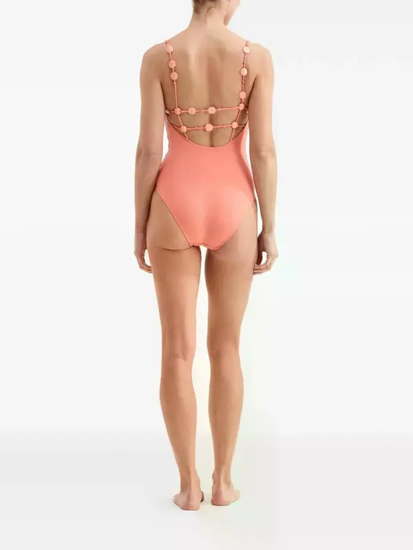 ERES Beaded-detail One Piece Swimsuit - Pink
