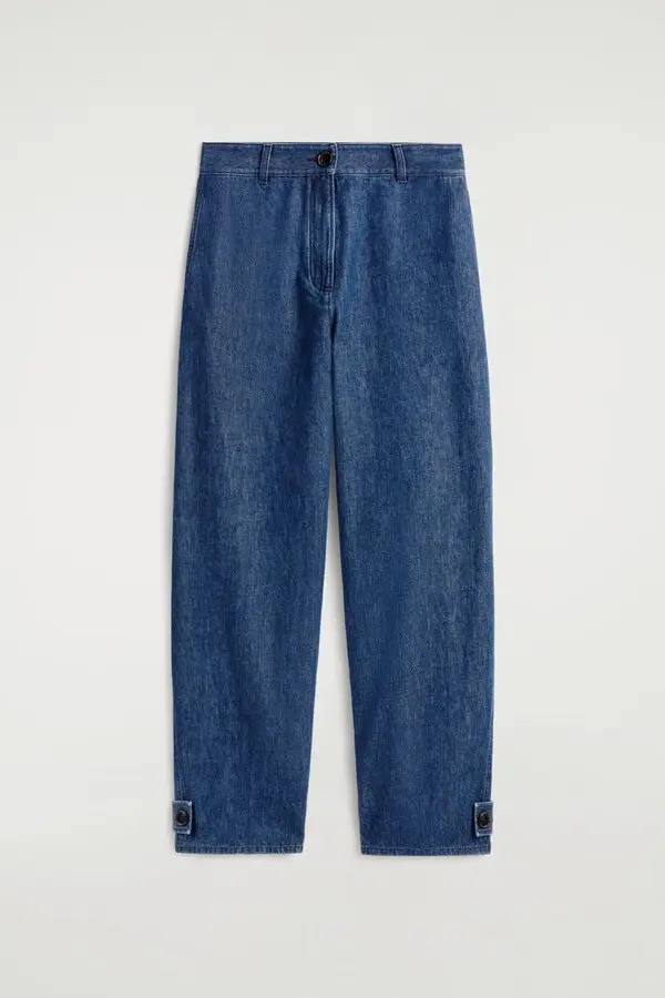 Cos Denim Tulip Pants - Blue