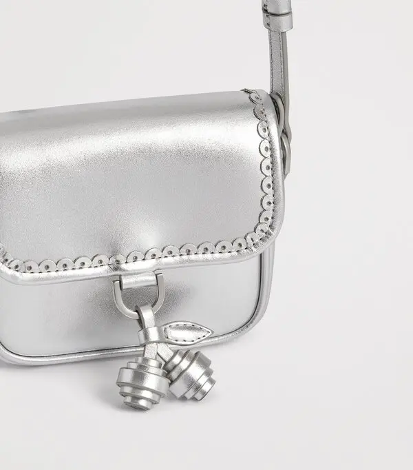 Bonpoint Metallic Leather Lani Shoulder Bag