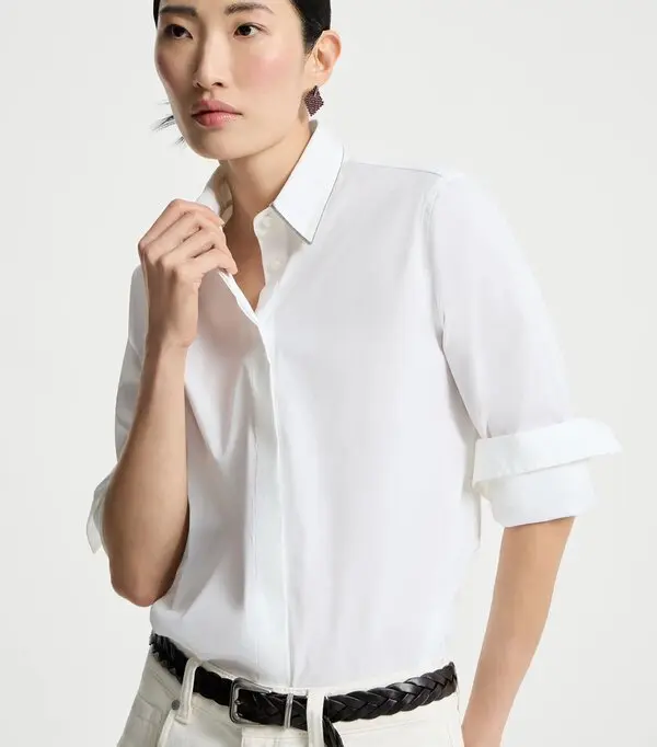 Brunello Cucinelli Cotton Poplin Shirt