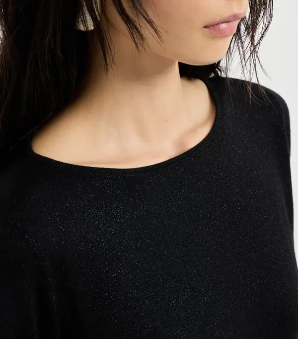 Brunello Cucinelli Cashmere-silk Blend Sweater - Black