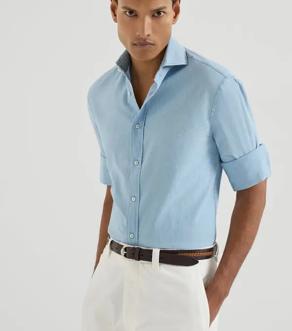 Brunello Cucinelli Denim Shirt