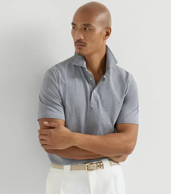 Brunello Cucinelli Cotton Jersey Polo Shirt