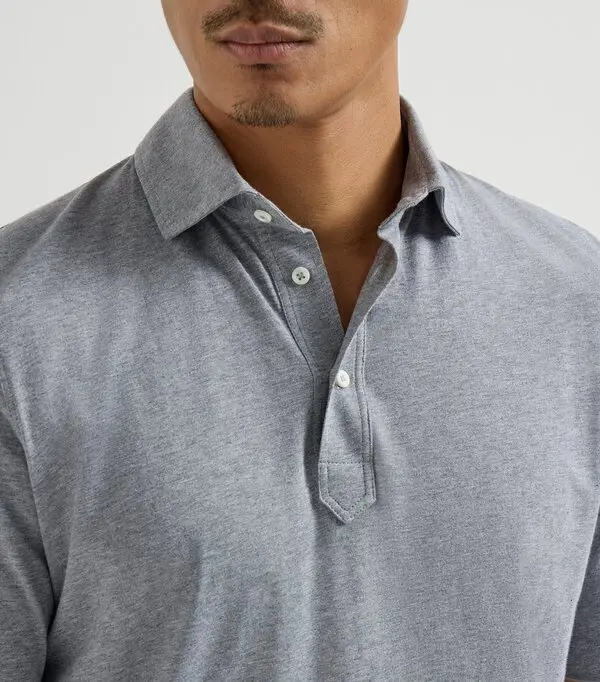 Brunello Cucinelli Cotton Jersey Polo Shirt